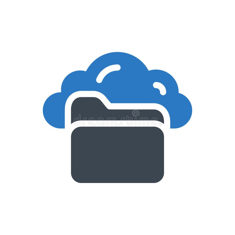 Folder Vector Double Colour Iconfolder Stock Vector - Illustration of ...