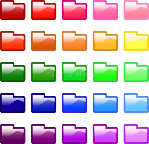 Folder Icons Computer Stock Illustrations – 25,227 Folder Icons Computer Stock Illustrations ...