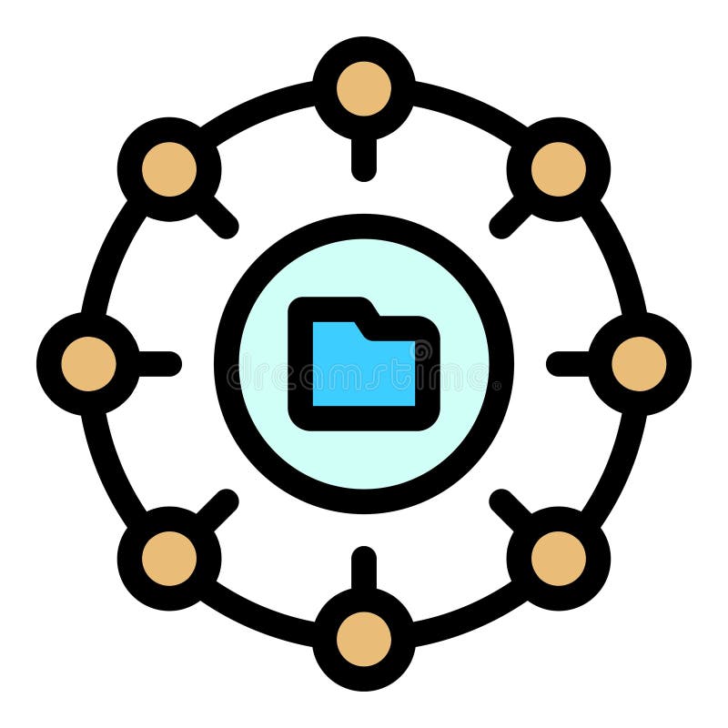 Network Folder Icon Simple Vector. Backup Data Stock Illustration ... Network Folder Icon Simple Vector. Backup Data Stock Illustration ...