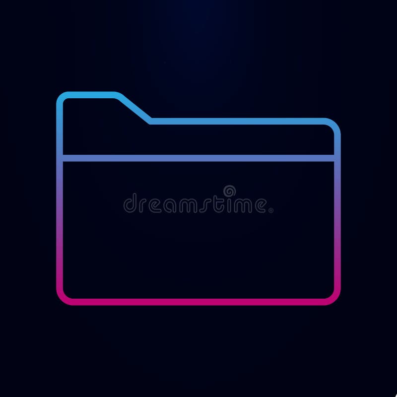 Cdr Folder Nolan Icon. Simple Thin Line, Outline Vector of Mix Icons ...