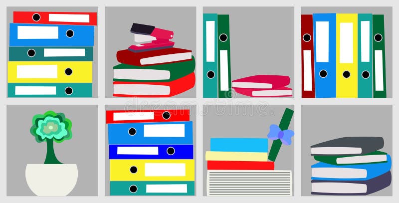 Folder for Paper Device Folder for Illustration Stock Vector ...