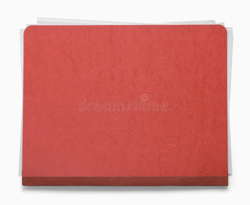 Folder and paper on white stock photo. Image of manilla - 1491242