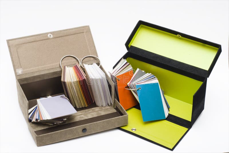 Folder of papers in a box stock photo. Image of packing - 13119976