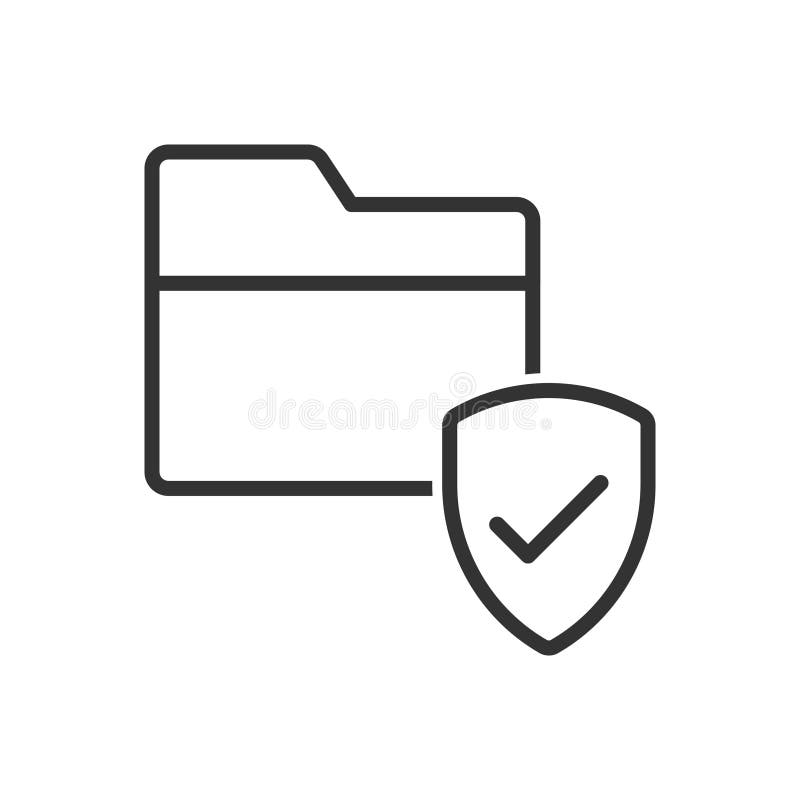 Protection and Security Vector Line Icons Set Cyber Computer Network ...