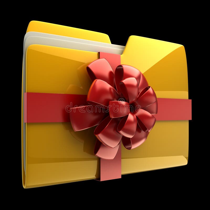 3d Folder Icon Red Bow Stock Illustrations – 7 3d Folder Icon Red Bow ...