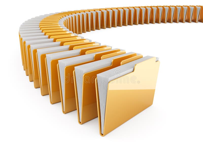 The folder icon stock illustration. Illustration of choosing - 17800932