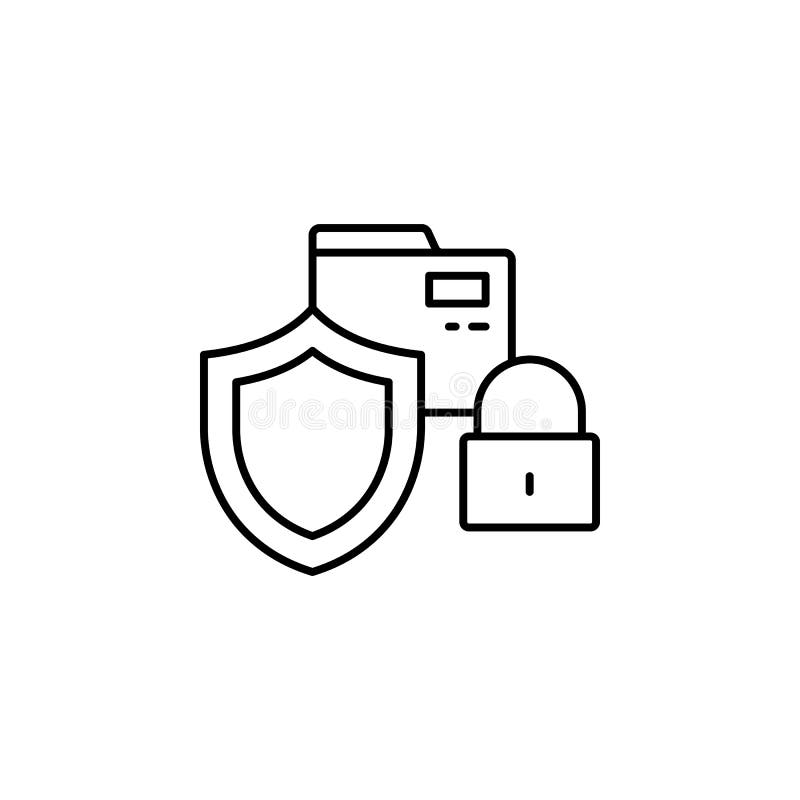 Blocked Pc Icon Cartoon Vector. Steal Computer Stock Vector ...