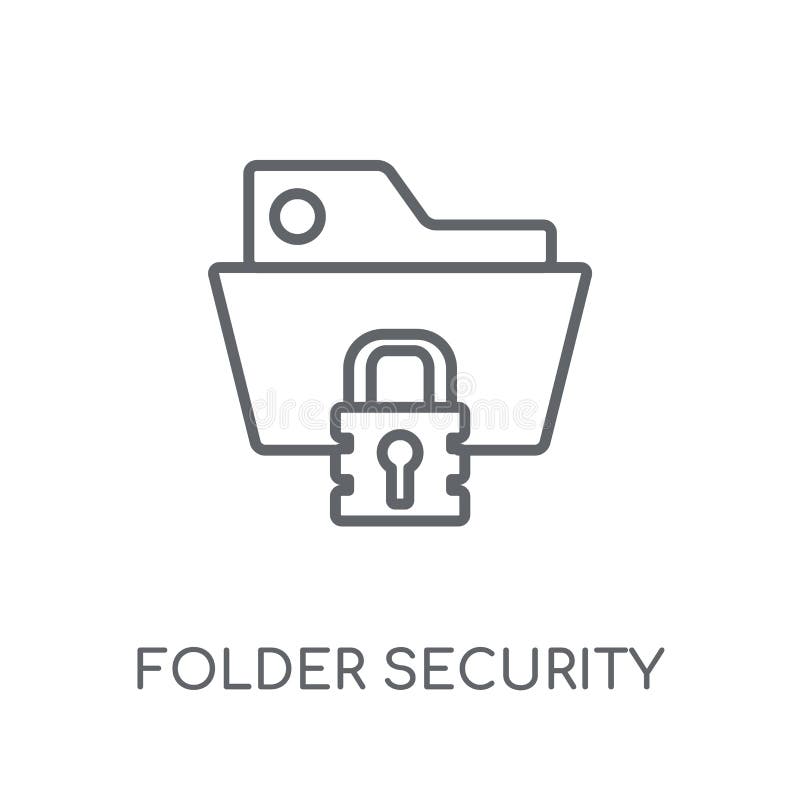 Folder Icon Vector Sign and Symbol Isolated on White Background, Folder ...