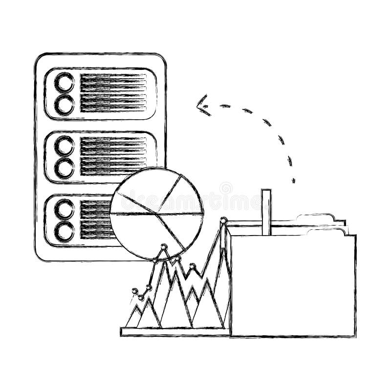 Statistics Graphics Cartoon Stock Vector - Illustration of digital ...