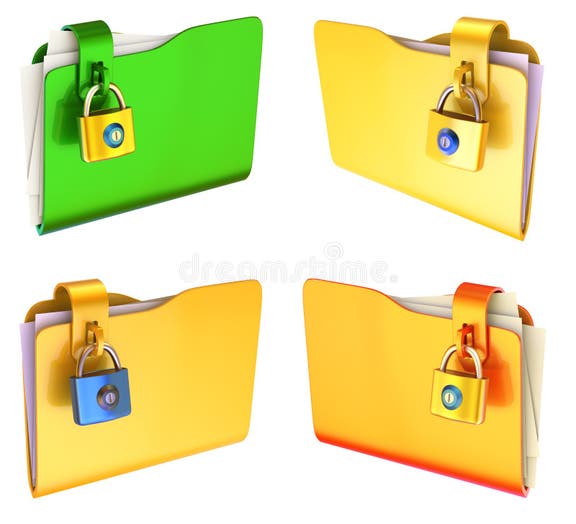 Folder stock image. Illustration of compilation, inbox - 34854881