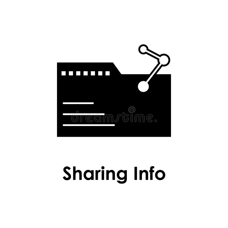 Folder, Share, Sharing Info Icon. One of Business Icons for Websites ...