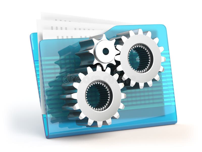 Database Storage Concept. Hard Disk Icon Isolated on White Stock ...