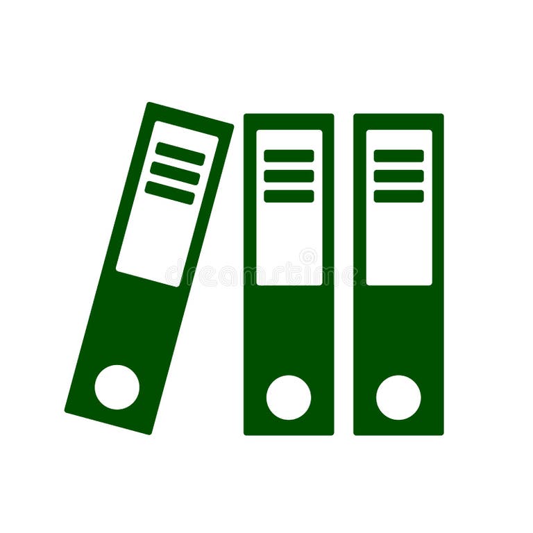 Folder stack sign - vector stock vector. Illustration of business ...