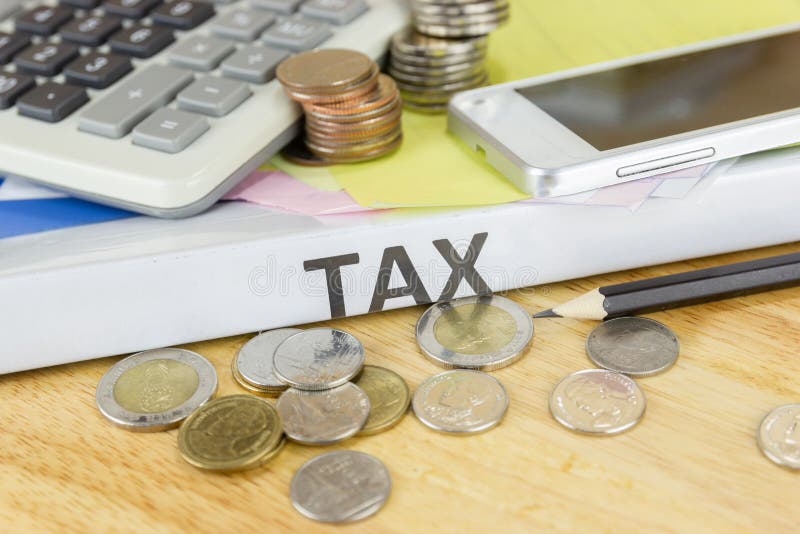 Tax Documents and Paper Files Stock Photo - Image of sales, data: 173493878