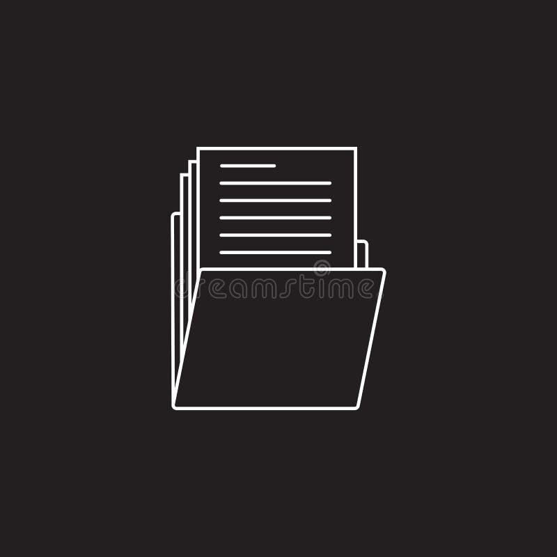 Folder Thin Line Icon, Portfolio Outline Vector Stock Vector ... Folder Thin Line Icon, Portfolio Outline Vector Stock Vector ...