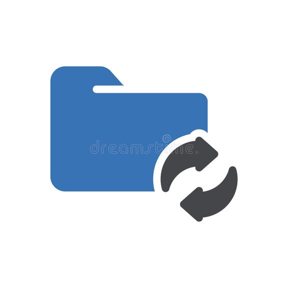 Folder stock vector. Illustration of motion, reflection - 217338519