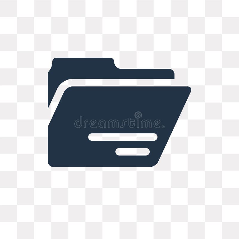 Folder Icon Vector Sign and Symbol Isolated on White Background, Folder ...