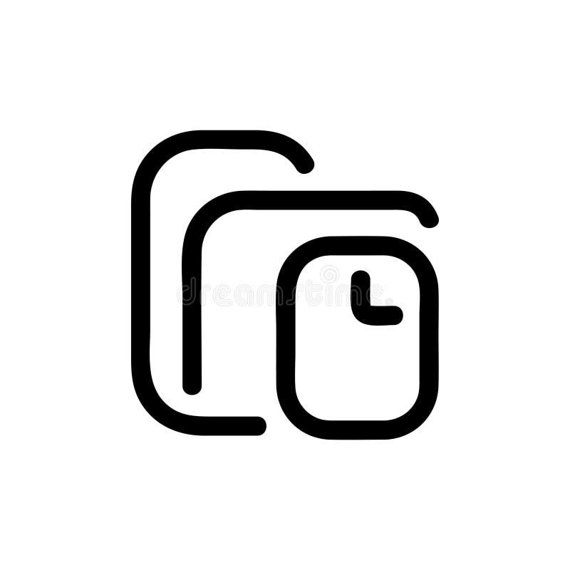 Folder Vector Icon Isolated on White Background. Stock Vector ...