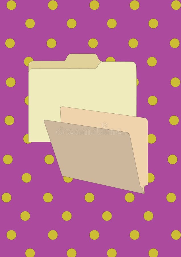 Folder. Vector Illustration Decorative Design Stock Vector ...