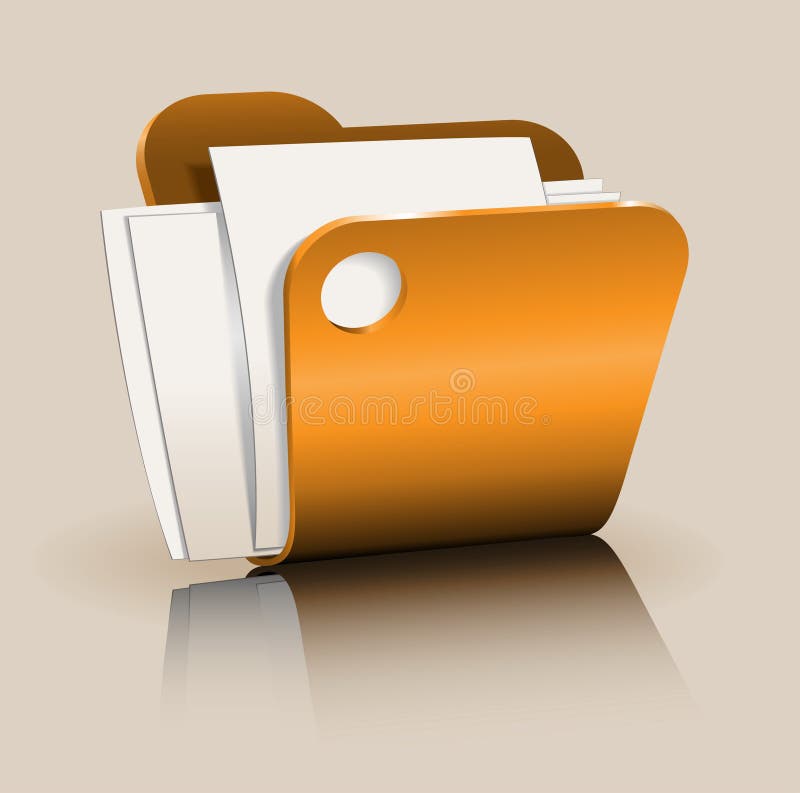 Folder stock vector. Illustration of grid, documents - 30987547