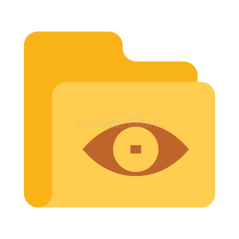 Folder View Color VECTOR Icon Stock Vector - Illustration of apps ...