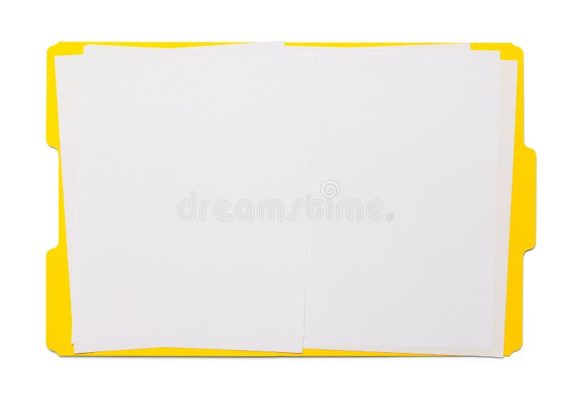 Open Folder stock image. Image of letter, file, yellow - 34637817
