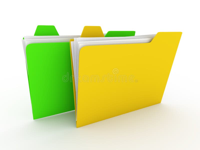 Folders stock illustration. Illustration of internet - 13117935