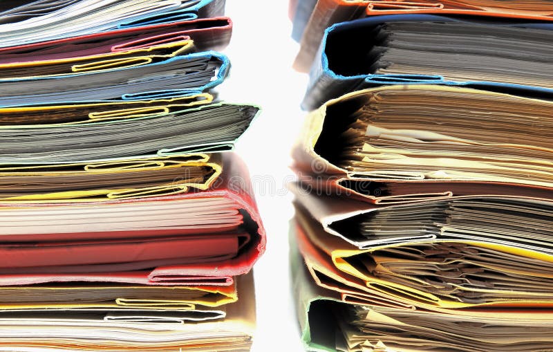 File Folders stock photo. Image of isolated, file, data - 513712