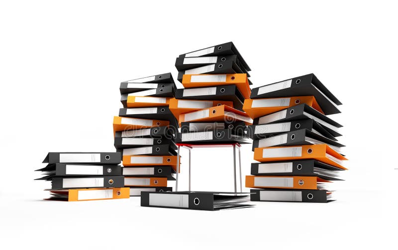 Folders stock vector. Illustration of internet, portfolio - 20625138