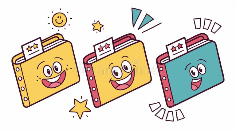 Folders with Arrows, File Transfer Data Flow Document Sharing System ...