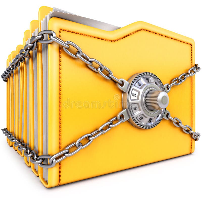 Yellow Folder Combination Lock Stock Illustrations – 88 Yellow Folder ...
