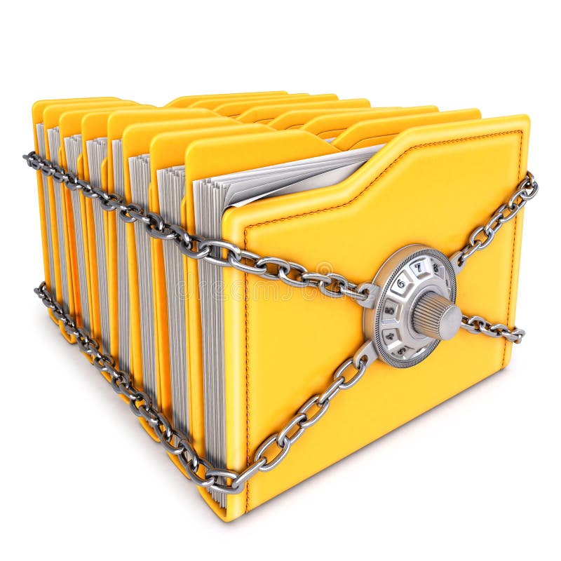 Yellow Folder Combination Lock Stock Illustrations – 88 Yellow Folder ...