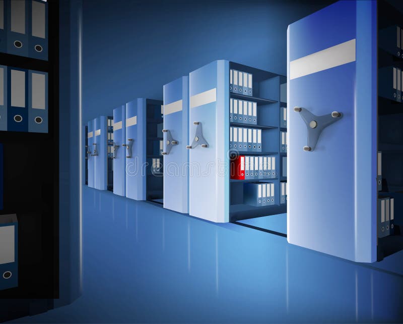 Archive. Vector Illustration Stock Vector - Illustration of financial ...