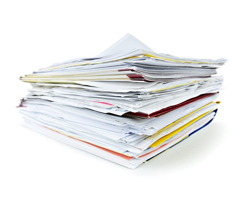 Stack of Documents stock photo. Image of documentation - 2997752
