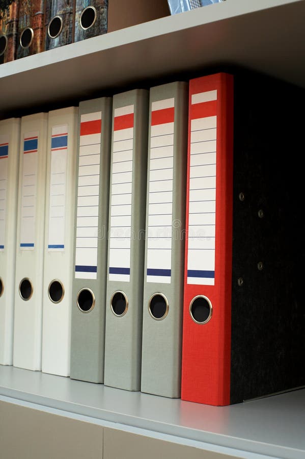 Folders for documents stock image. Image of order, dossier - 3233407