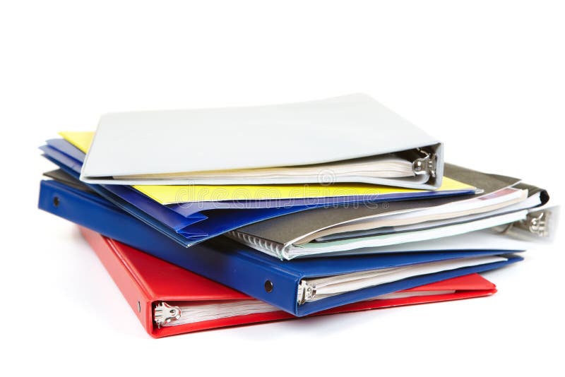 Folders and documents stock photo. Image of office, paper - 31485442