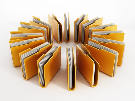 Folders and files stock image. Image of binder, application - 44124533