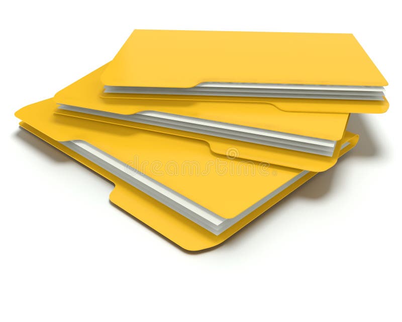 Folders and files. stock illustration. Illustration of analyzing - 35300965