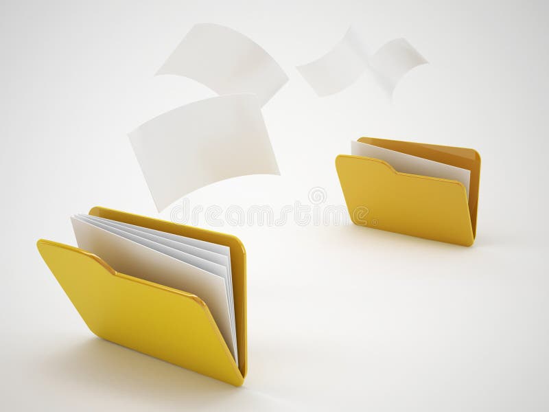 Computer Laptop Folder Transfer Stock Vector - Illustration of laptop ...