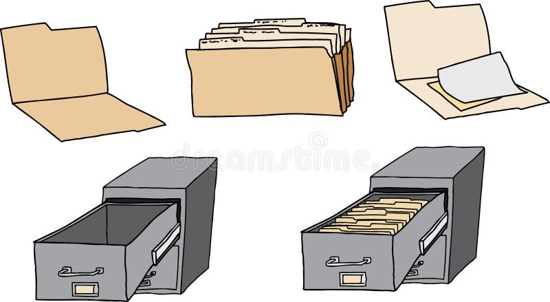 File Cabinet Cartoon