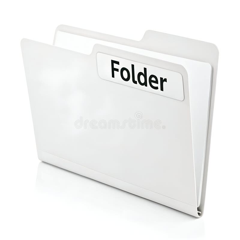 Folders Folder stock illustration. Illustration of categorization ...