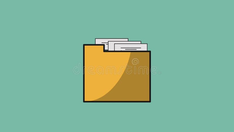 Folders with Information HD Stock Video - Video of portfolio, office ...