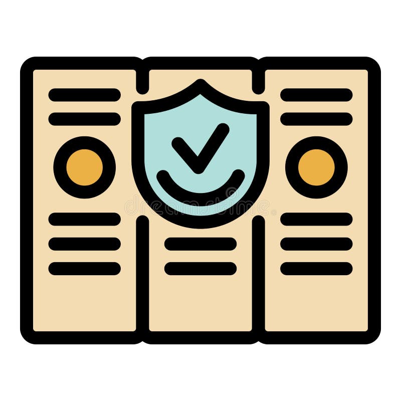 Folders Reliability Icon Color Outline Vector Stock Vector ...