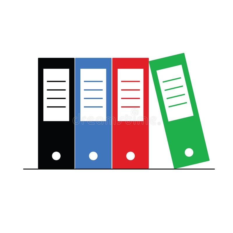 Folders Clipart Stock Illustrations – 844 Folders Clipart Stock ...