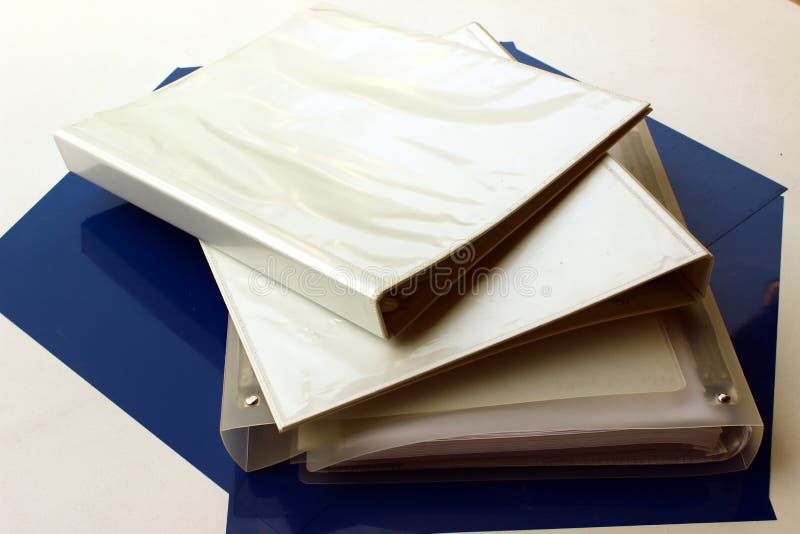 Folders stock photo. Image of white, blue, folders, notebooks - 33060758