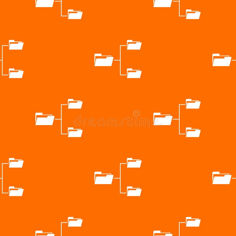 Folders Structure Pattern Seamless Stock Vector - Illustration of ...