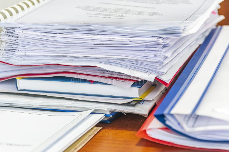 Folders with Technical Documentation for Construction of Engineering ...