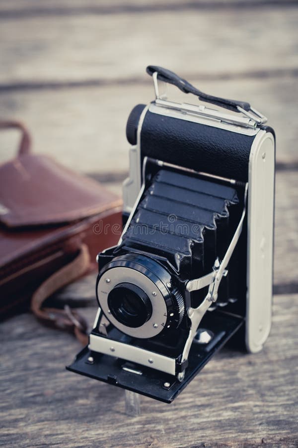 Folding Camera stock photo. Image of film, design, style - 23641432