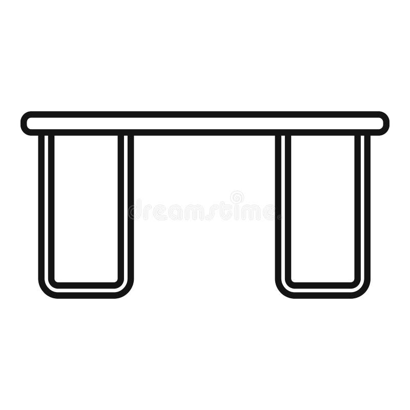 Plastic Table Chair Outline Stock Illustrations – 195 Plastic Table ...