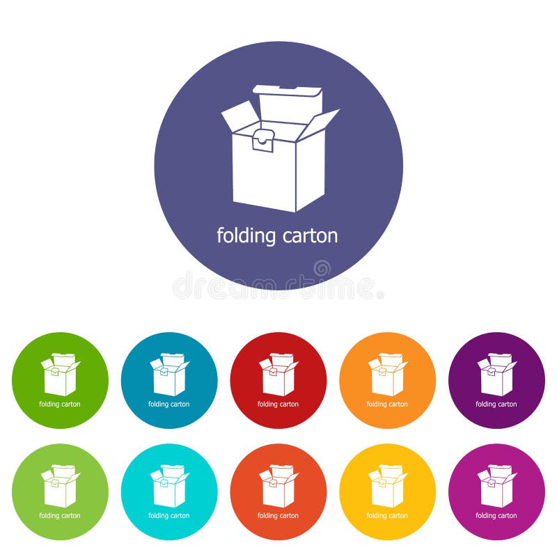 Folding Brown Cardboard Box Stock Illustrations – 110 Folding Brown ...